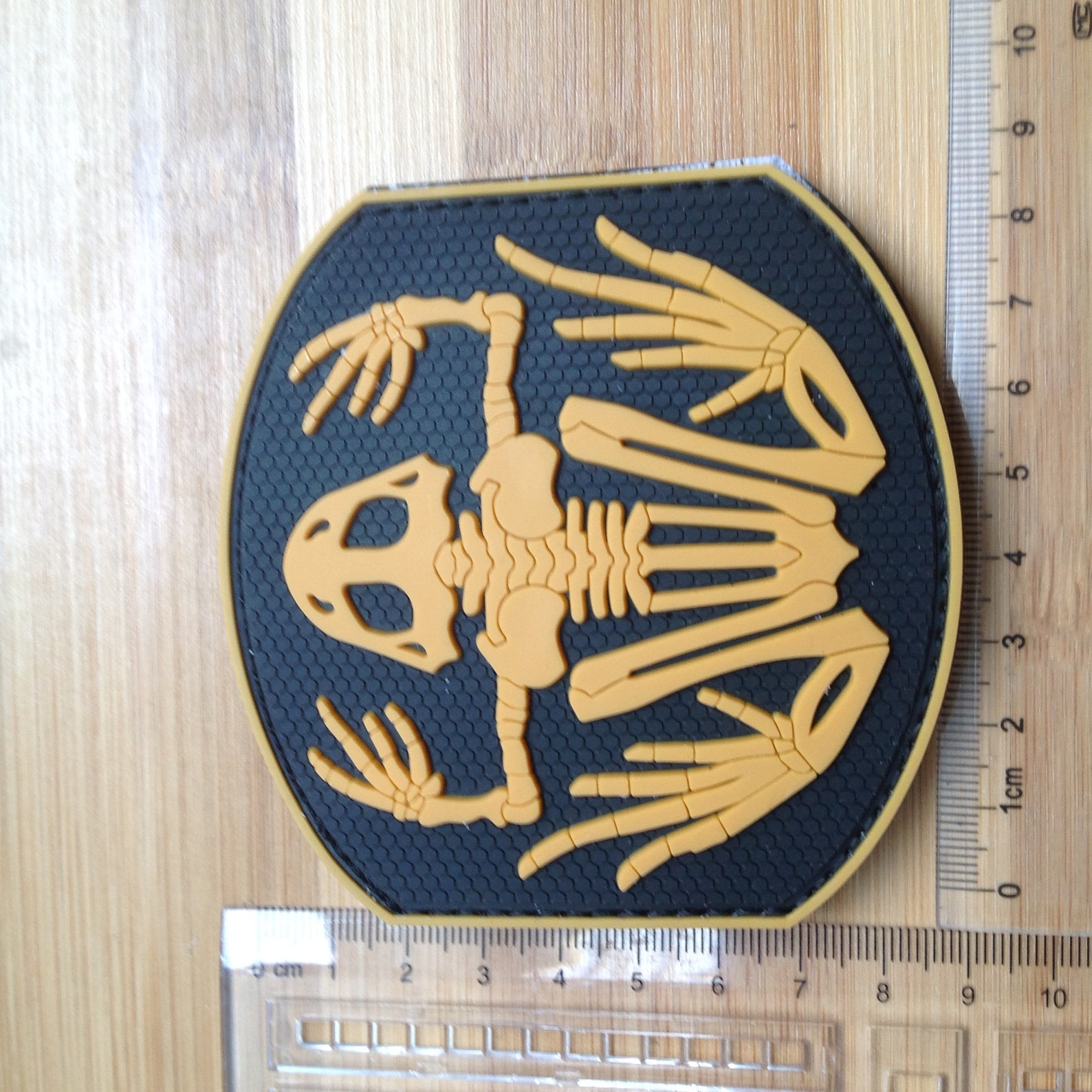Frog Skeleton Tactical Army Airsoft 3d Pvc Rubber Patch - Etsy