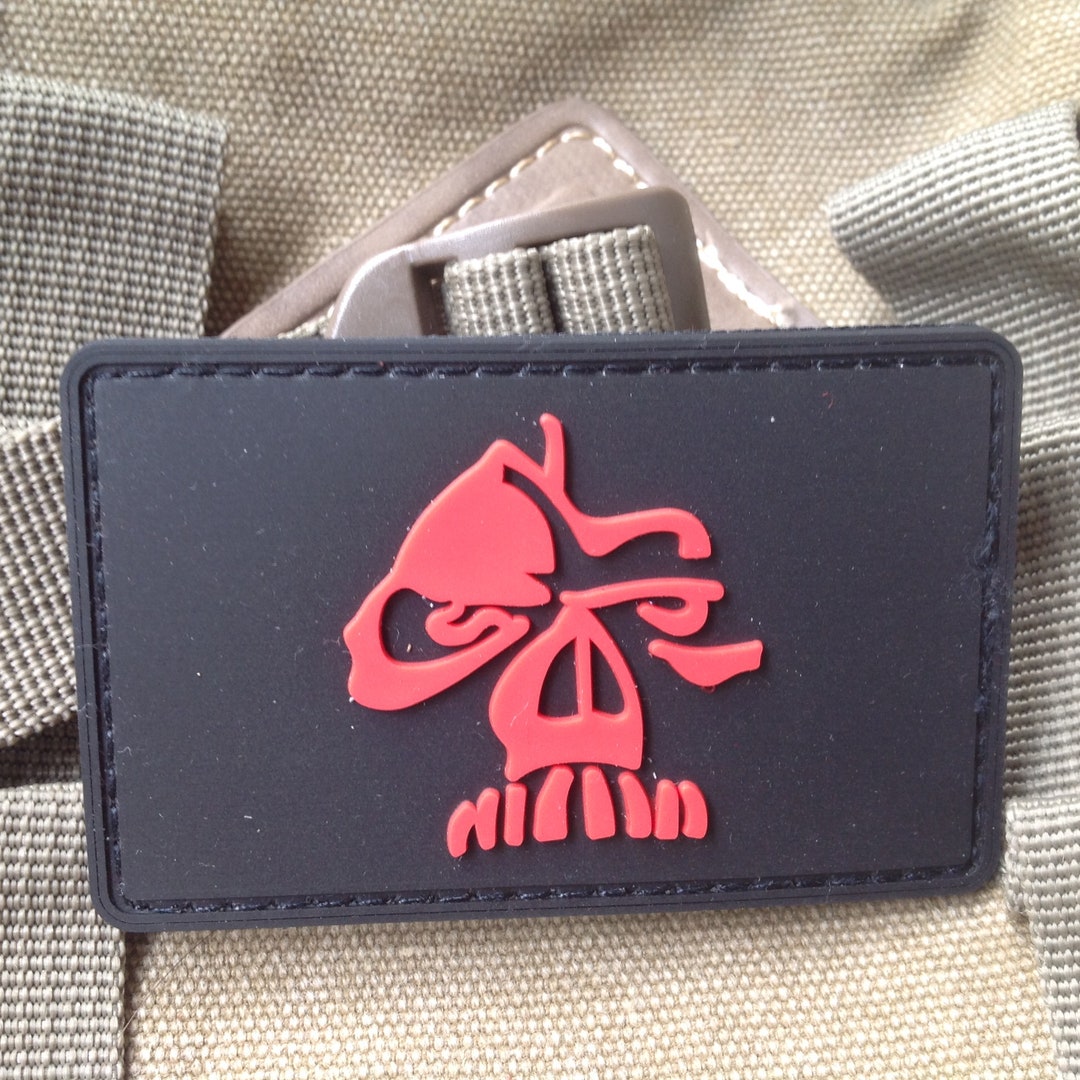 Gorilla Shadow Skull 3d Tactical Warrior Army Morale Pvc Rubber Patch ...