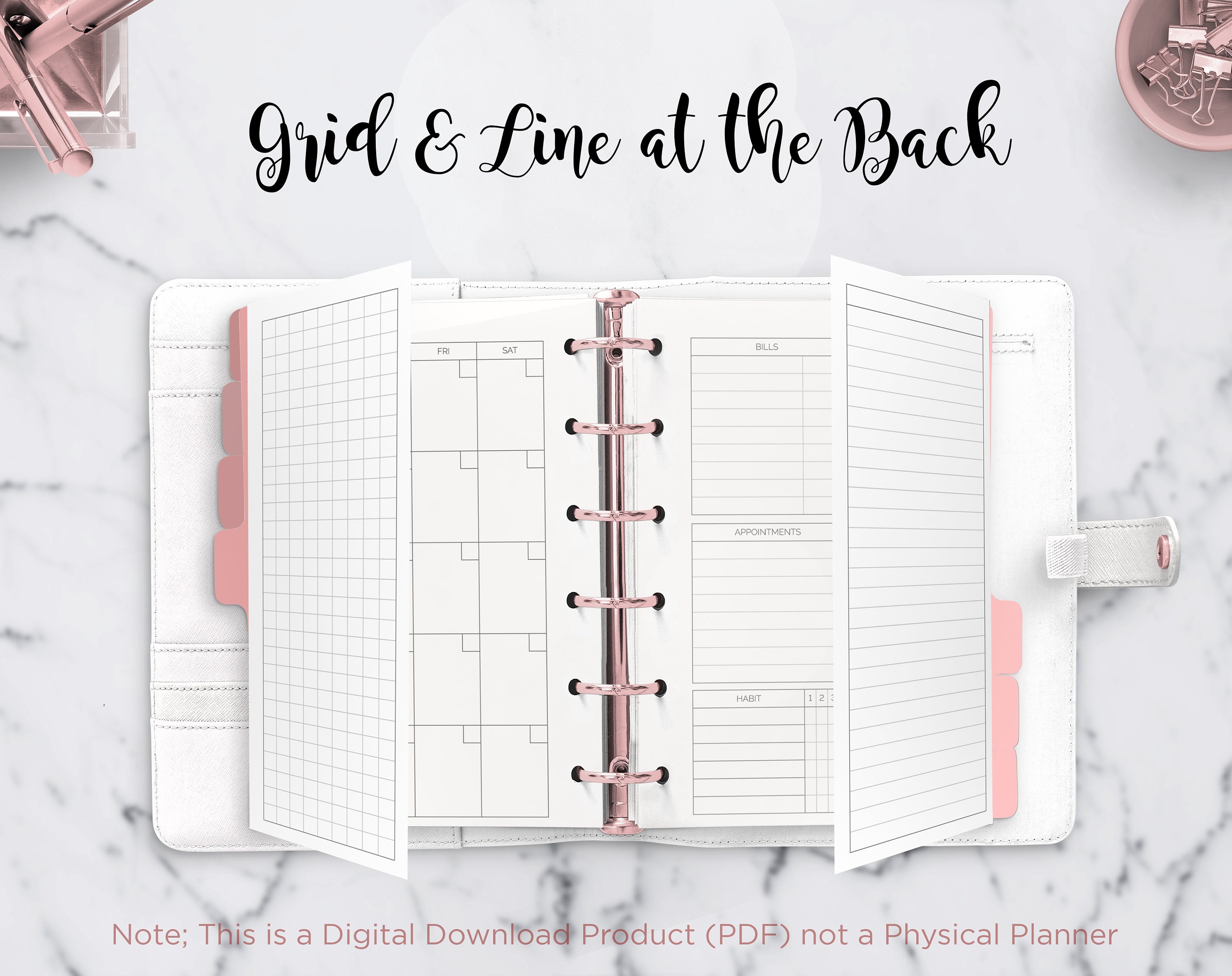 Month at a Glance Monthly Planner Undated Monthly Layout - Etsy