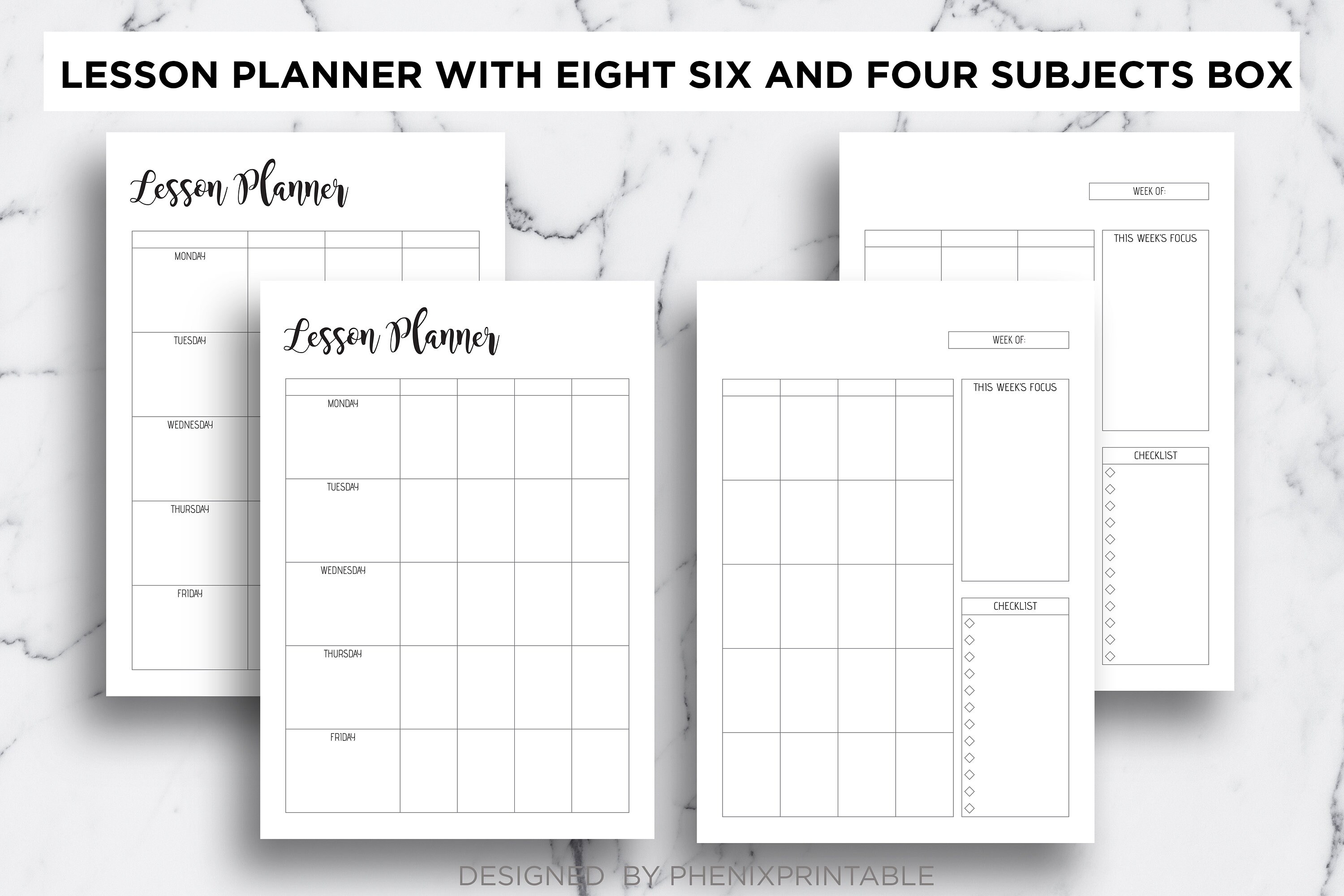 Ultimate Homeschool Planner Home School Lesson Planner - Etsy