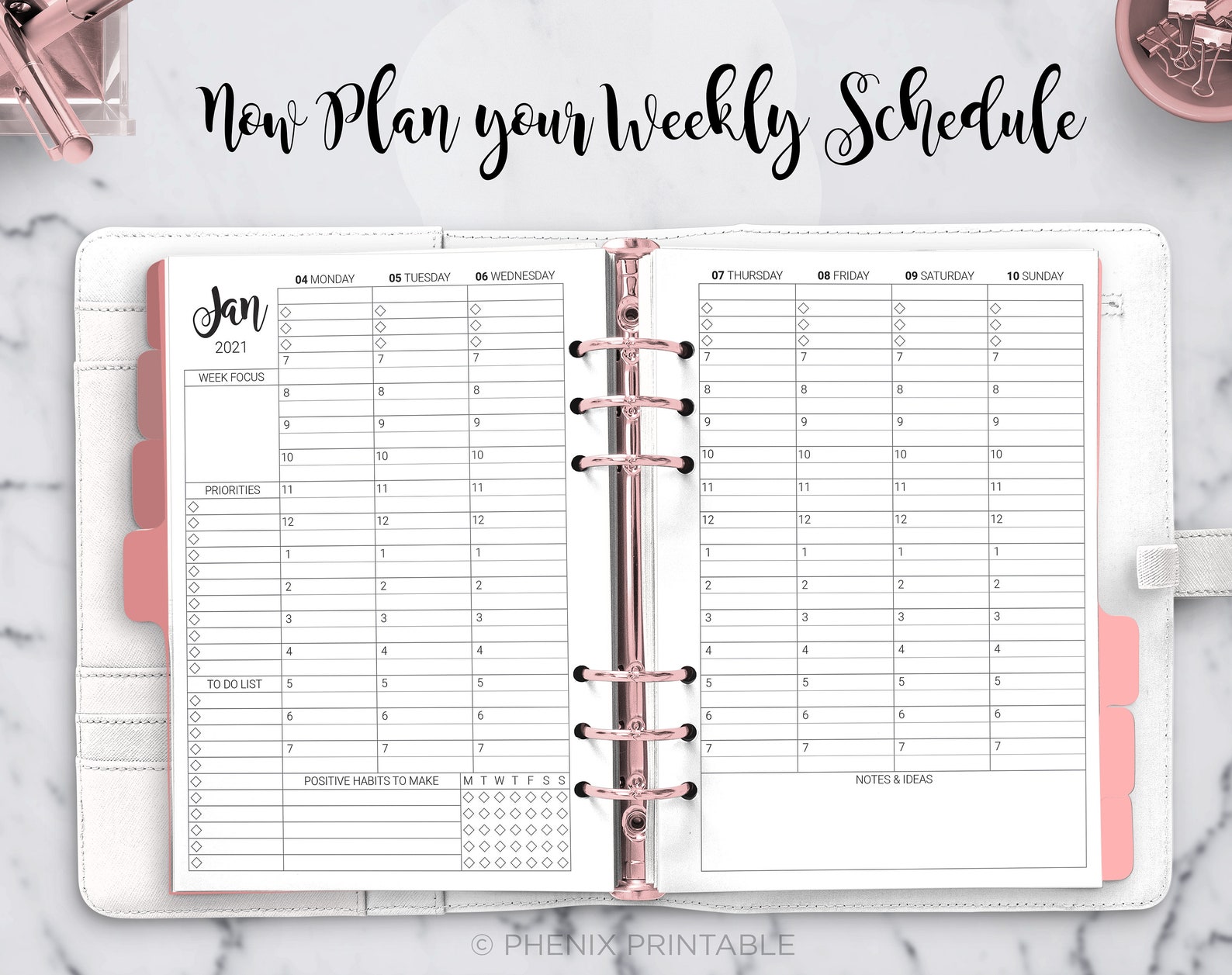 2021 Law of Attraction Plan Manifestation Planner Vision Board | Etsy