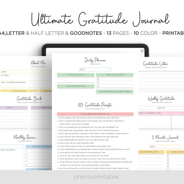 Gratitude Journal - Etsy