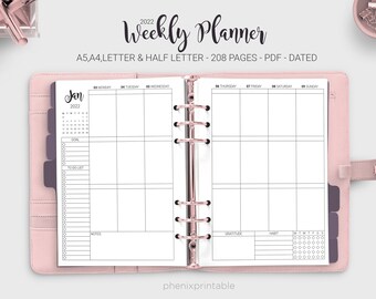 A5 Vertical Planner | Etsy