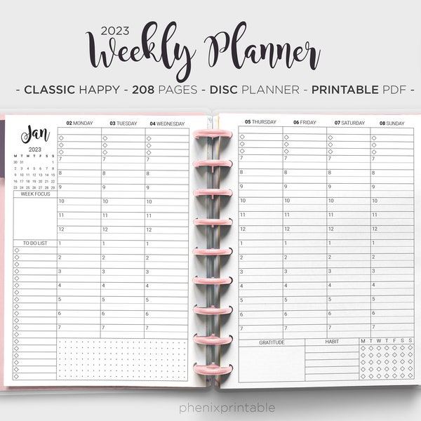 Hp Classic Vertical Planner - Etsy