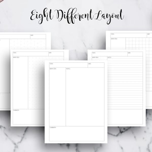 Cornell Notes Method Paper Student Note Taking Template Dot Grid Lined ...