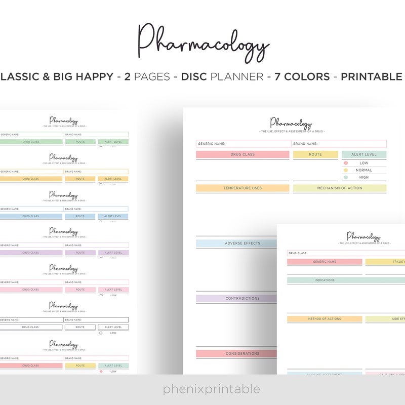 Nursing Drug Cards - Etsy