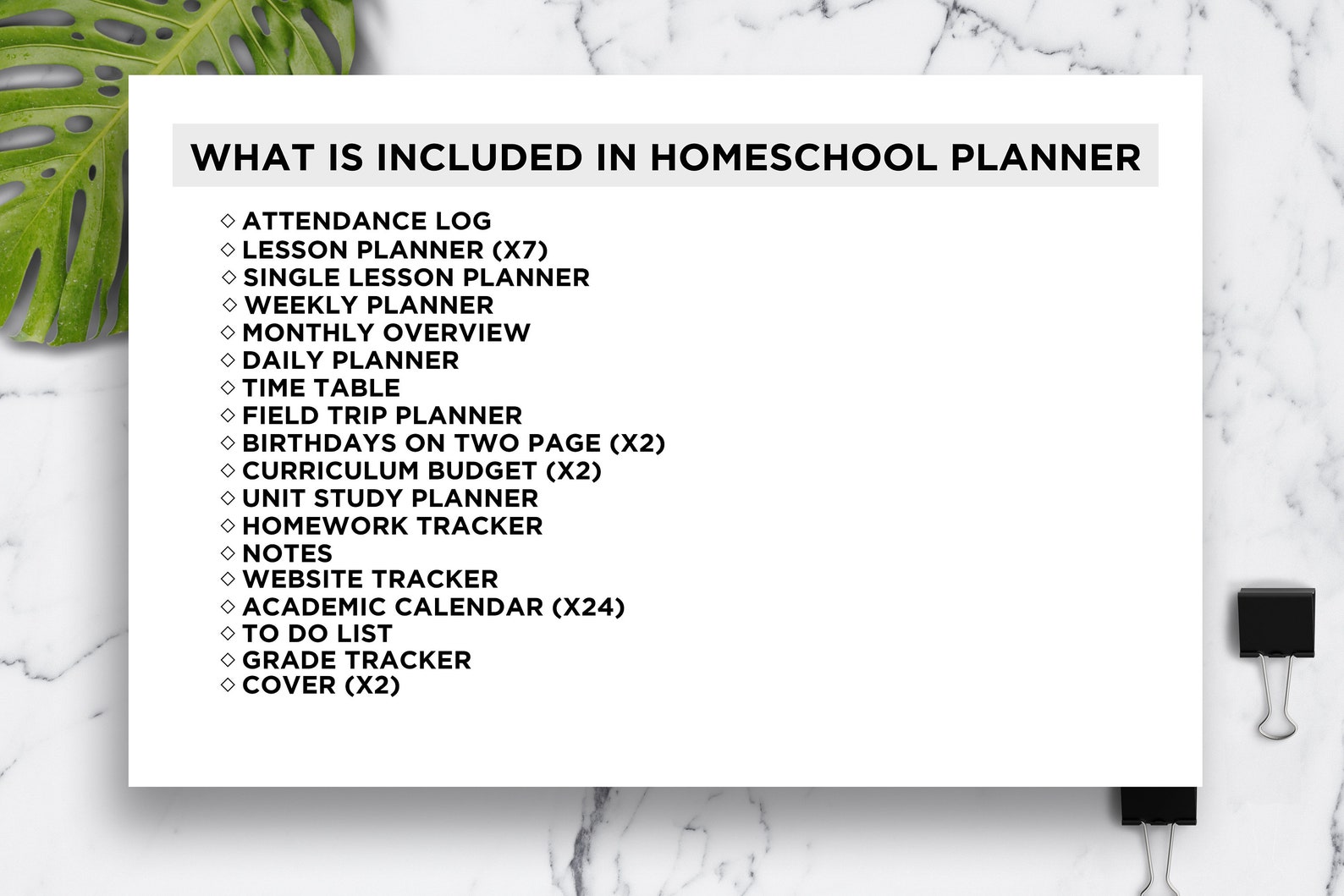 Ultimate Homeschool Planner Home School Lesson Planner - Etsy