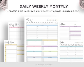 Daily Planner for Goodnotes Notability or Other Apps Where - Etsy