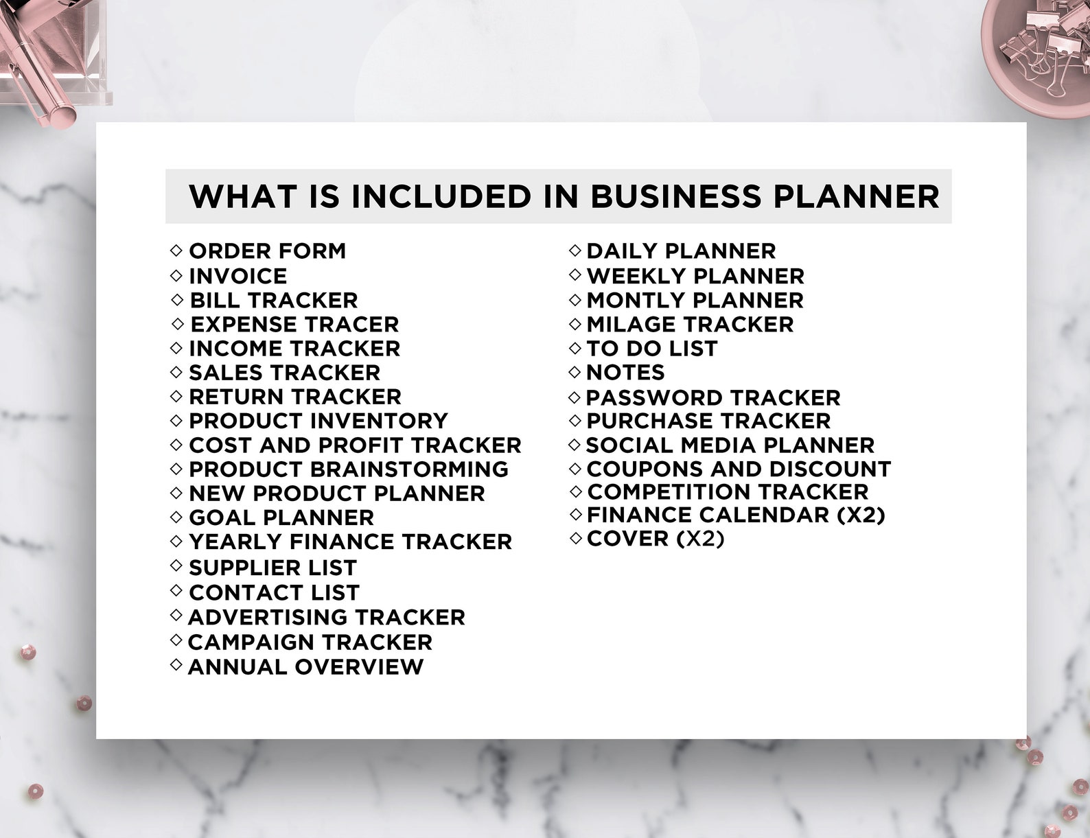 Business Planner Binder Small Business Organizer Direct Sales - Etsy