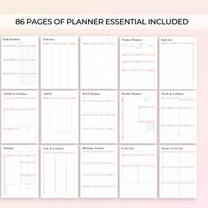 Ultimate Life ADHD Planner Printable Bundle, ADHD Productivity Planner ...