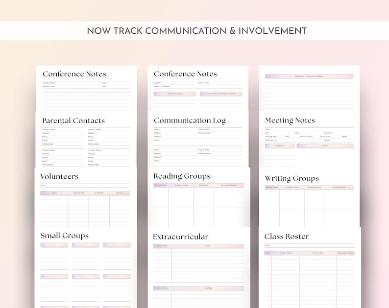 Teacher Planner 2025-2026 | A4 A5 Letter Size, Canva Editable (PDF ...