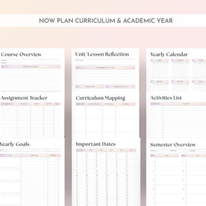 Teacher Planner 2025-2026 | A4 A5 Letter Size, Canva Editable (PDF ...