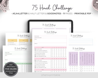 75 Hard Planner | Etsy