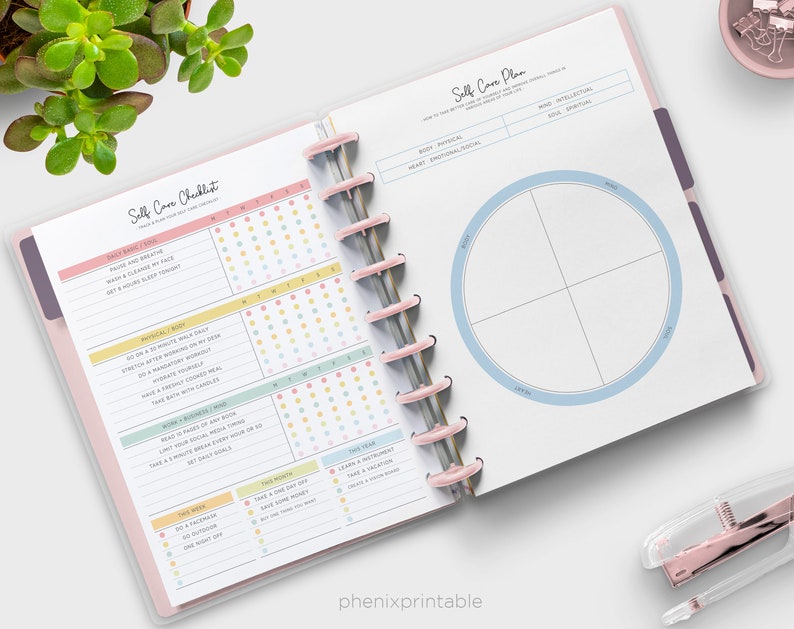 Self Care Journal Self Care Planner Worksheet Mood Tracker - Etsy