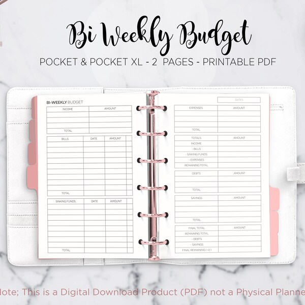 Bi Weekly Bill Organizer - Etsy