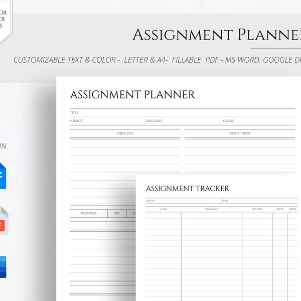 Student Planner - Etsy