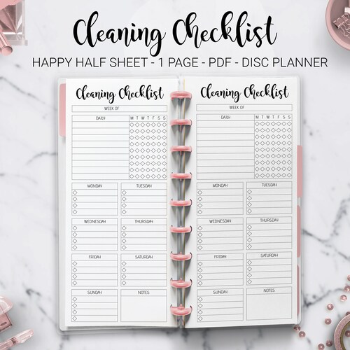 SKINNY HALF SHEET Happy Planner Printable Inserts Monthly - Etsy