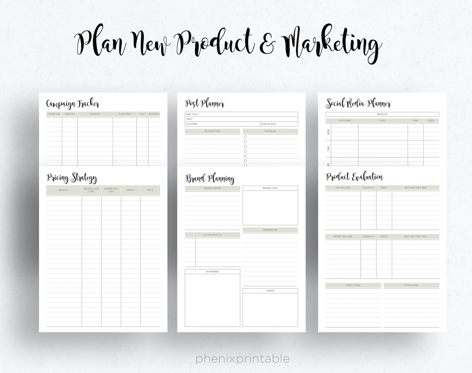 Business Planner Binder Small Business Organizer Direct Sales Home ...