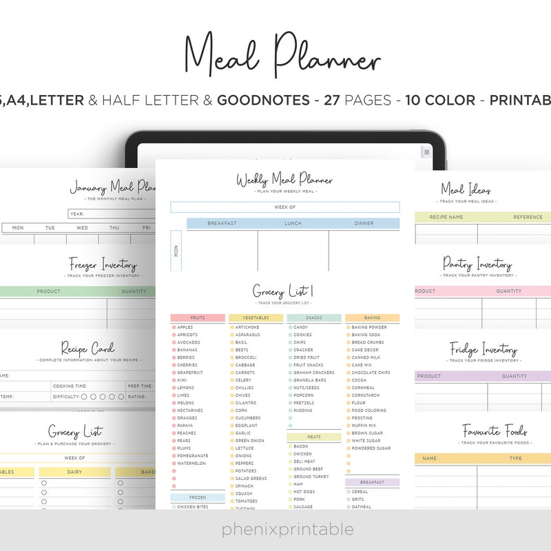 Monthly Planner Mini Book - Etsy