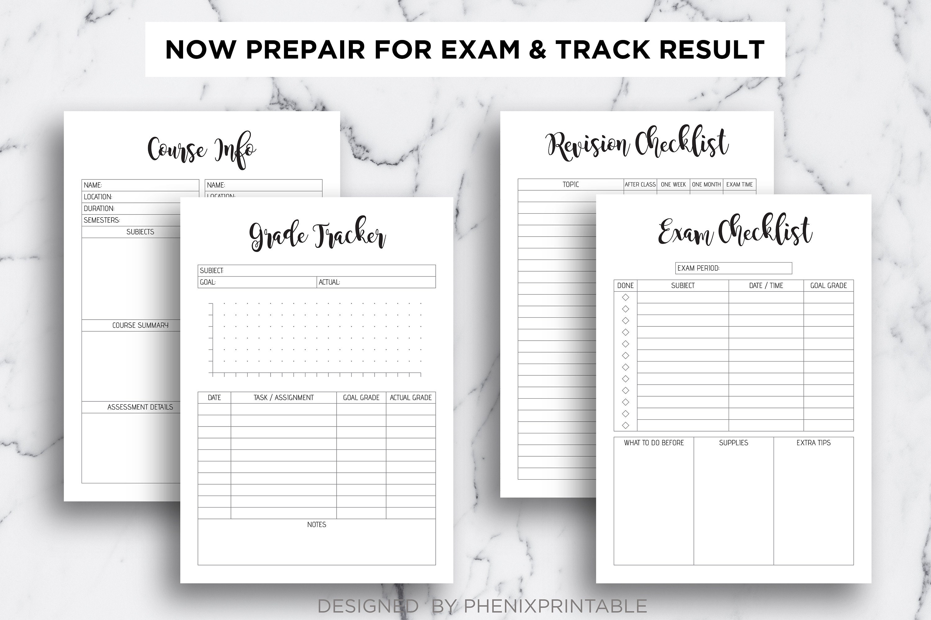 Ultimate Student Planner Study Organizer Back to College - Etsy Canada