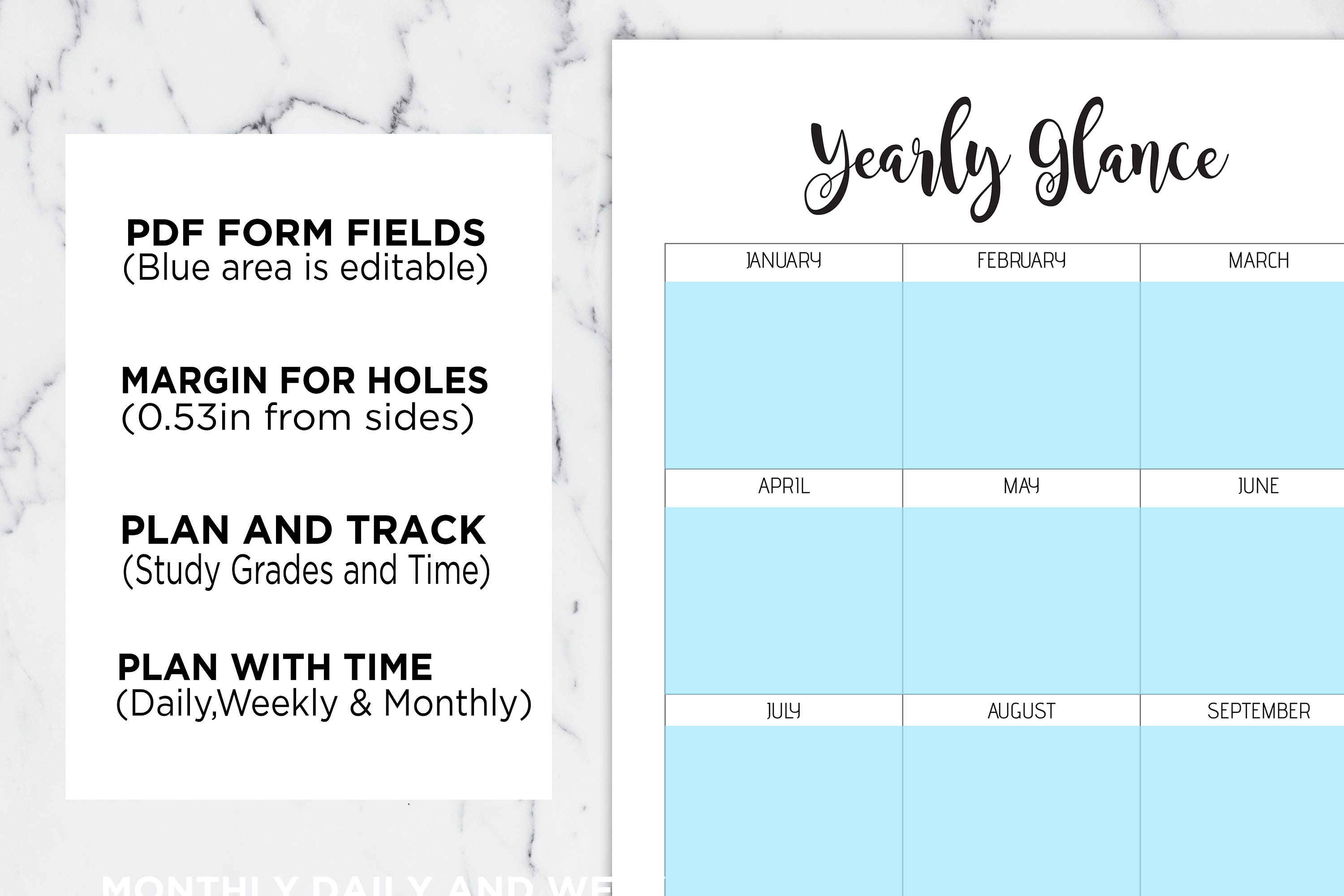 Ultimate Student Planner Study Organizer Back to College - Etsy Canada