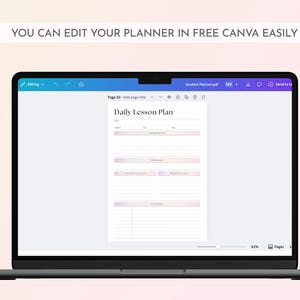 Teacher Planner 2025-2026 | A4 A5 Letter Size, Canva Editable (PDF ...