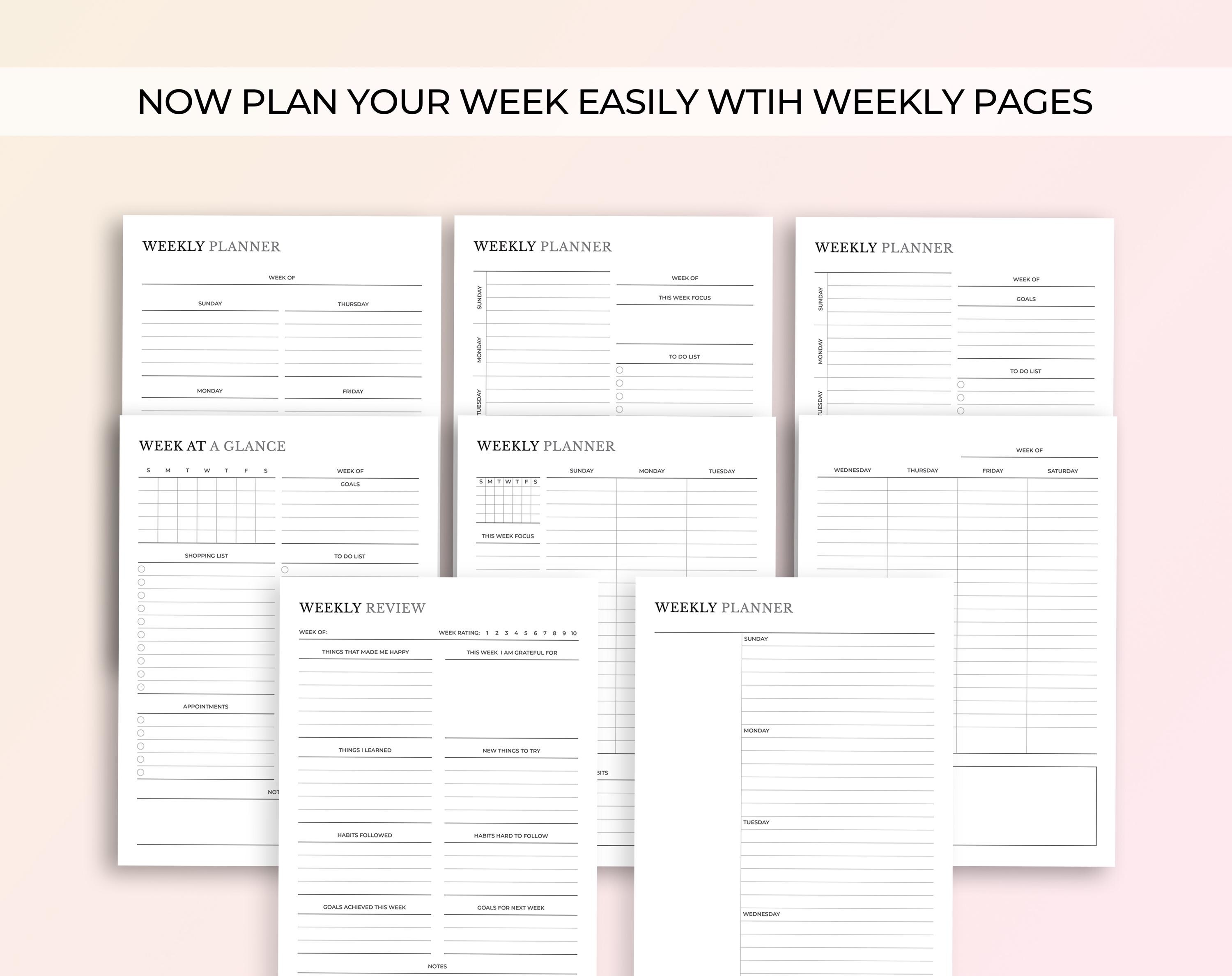 Personal Planner Bundle, Goal, Health, Productivity, Finance (PDF) 2026 ...