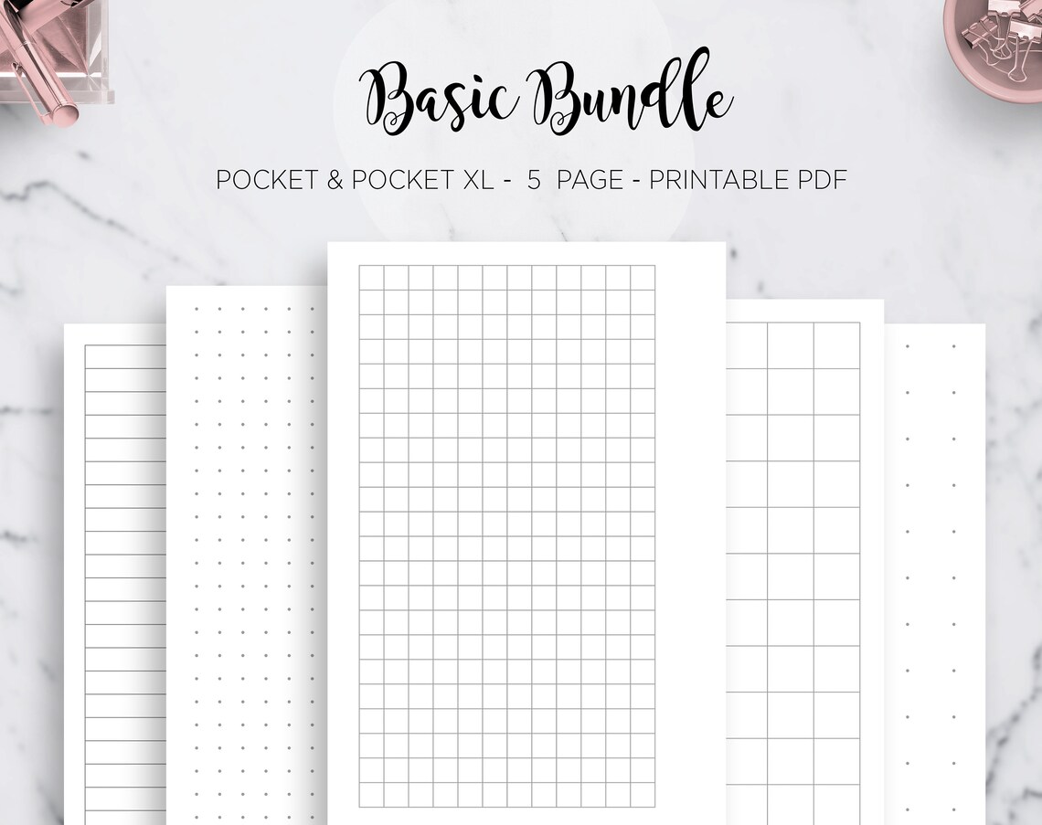 Dot Grid Paper Lined Graph Paper Notebook Journal Dotted Paper - Etsy