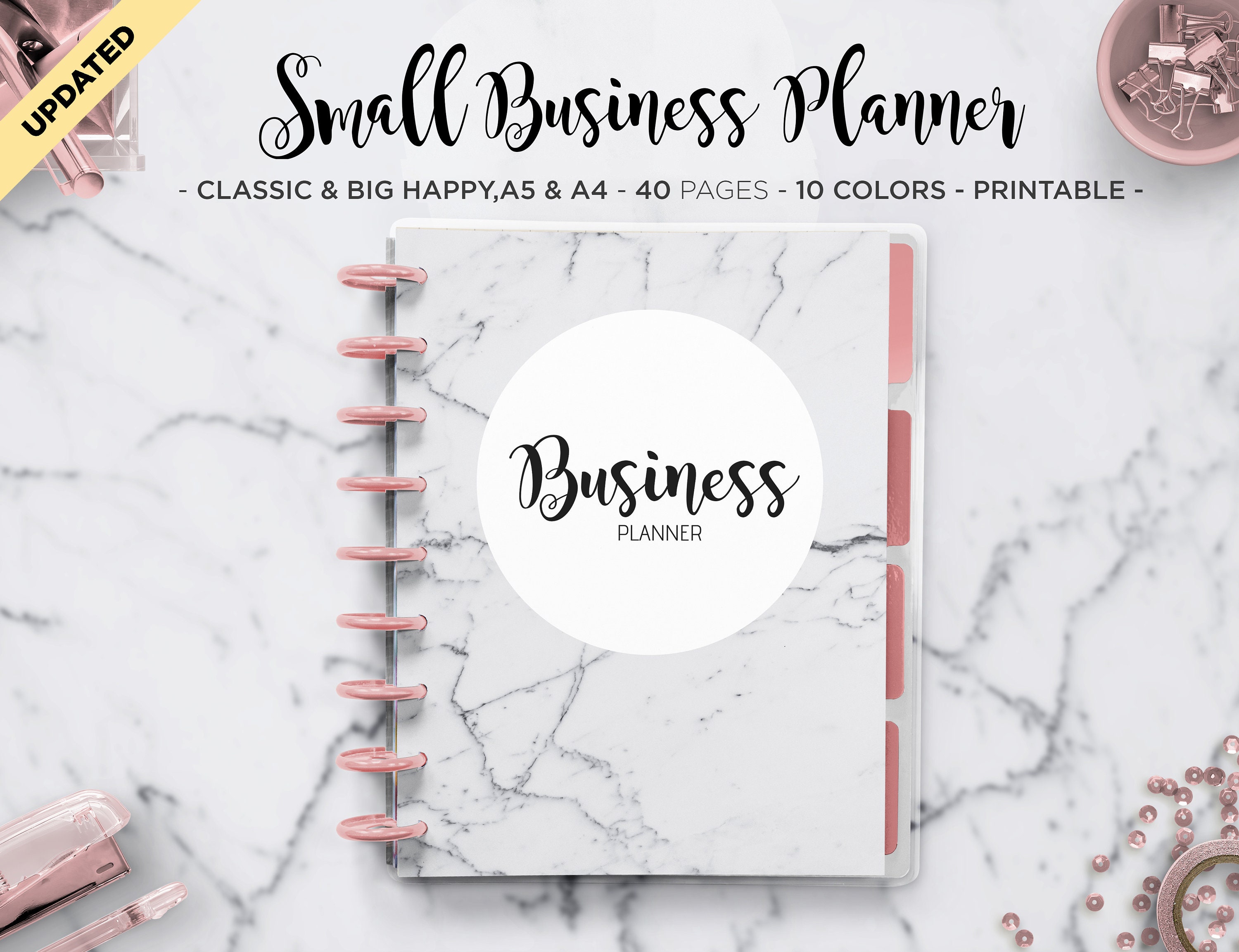 Business Planner Binder Small Business Organizer Direct Sales - Etsy