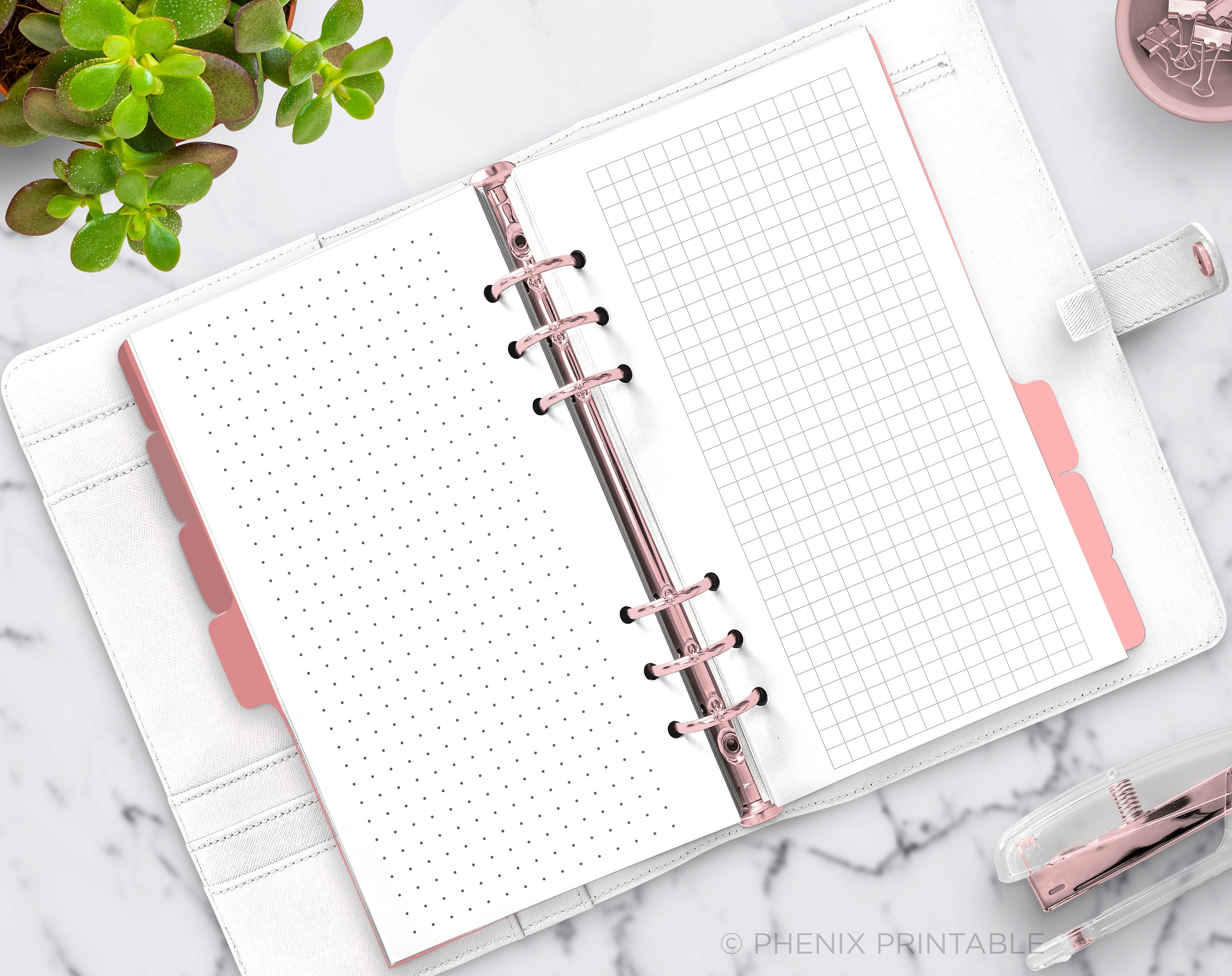 Dot Grid Paper Lined Graph Paper Notebook Journal Dotted Paper - Etsy