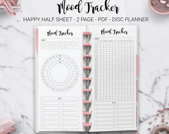PRINTABLE BIG Happy Planner Mood Tracker Happy Planner - Etsy