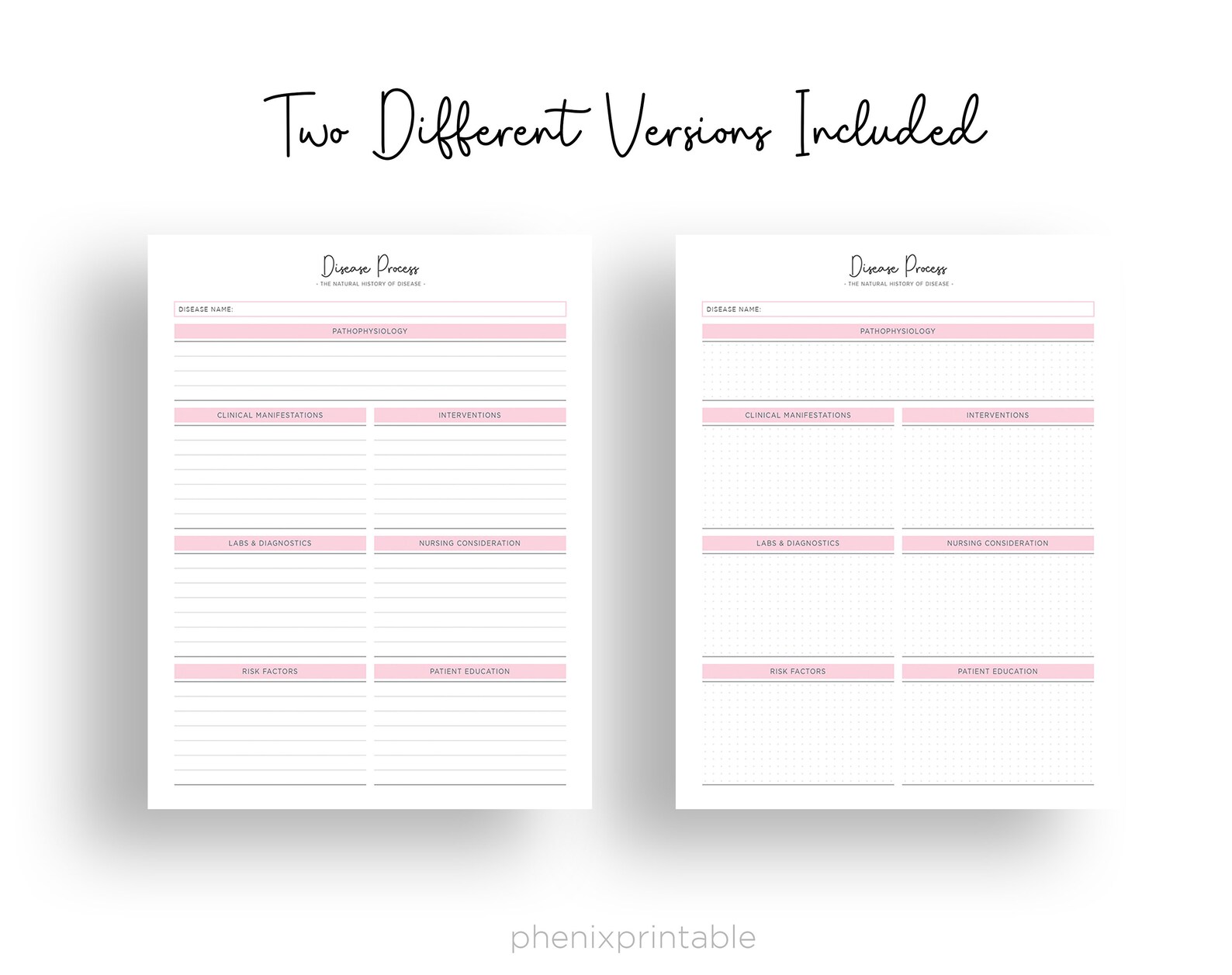 Disease Process Study Guide Resource Nurse Assessment Study - Etsy