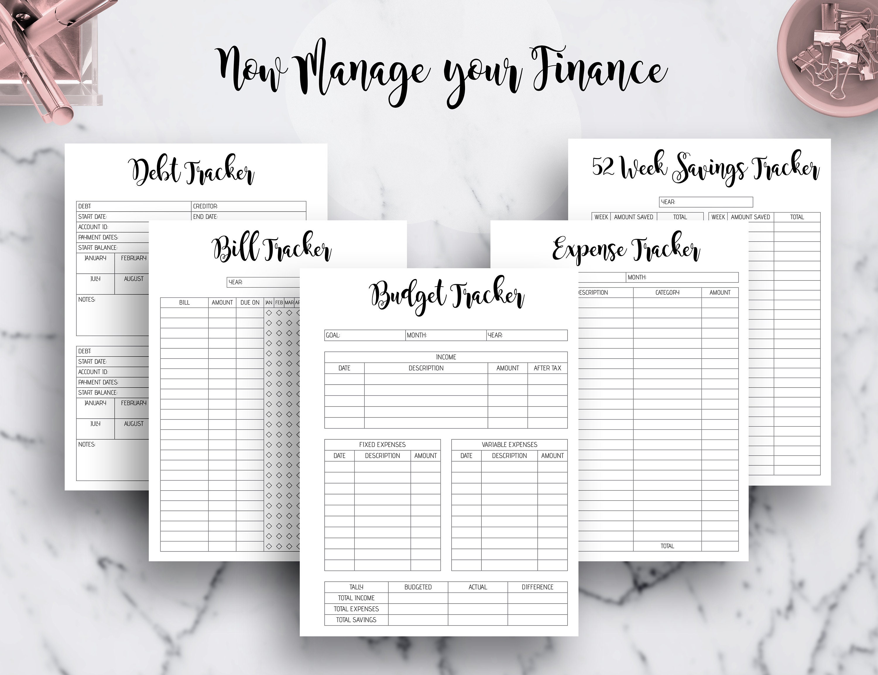 Haushaltsplaner Home Management Planer Mom Finance Gesundheit - Etsy.de