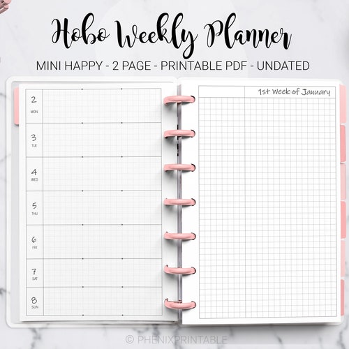 Hobonichi Weekly Planner Hobo Techo Week Planner Hobos Cousin - Etsy