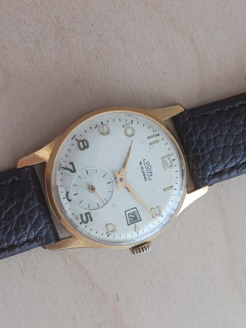 Classic Vintage 1960s Mechanical Wristwatch PRIM, Czechoslovakia, CSSR ...