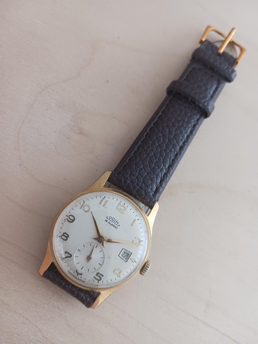 Classic Vintage 1960s Mechanical Wristwatch PRIM, Czechoslovakia, CSSR ...