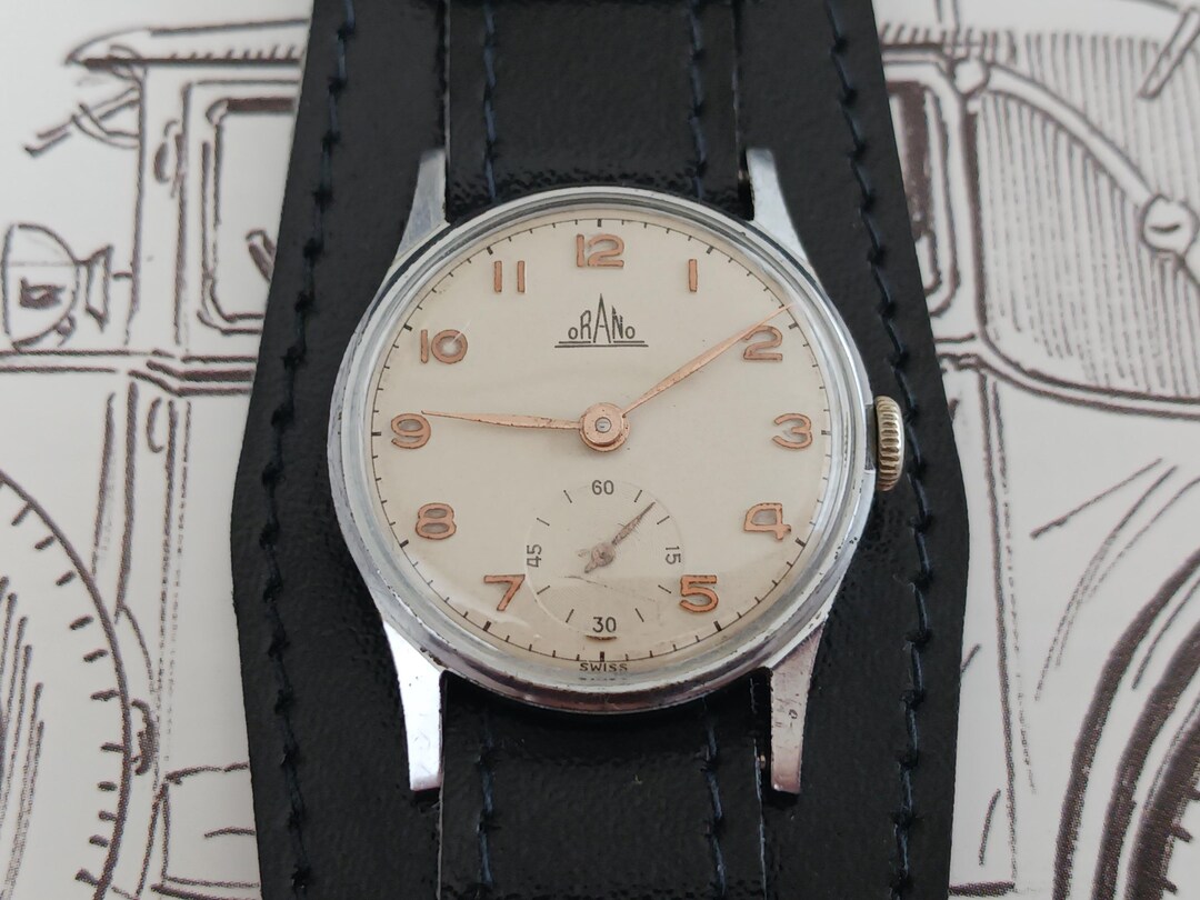 ORANO Classic Vintage 1940s Swiss Watch - Etsy