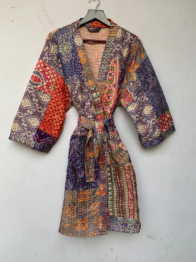 Sale Silk Kantha Jacket Patchwork Jacket Kantha Jacket. - Etsy