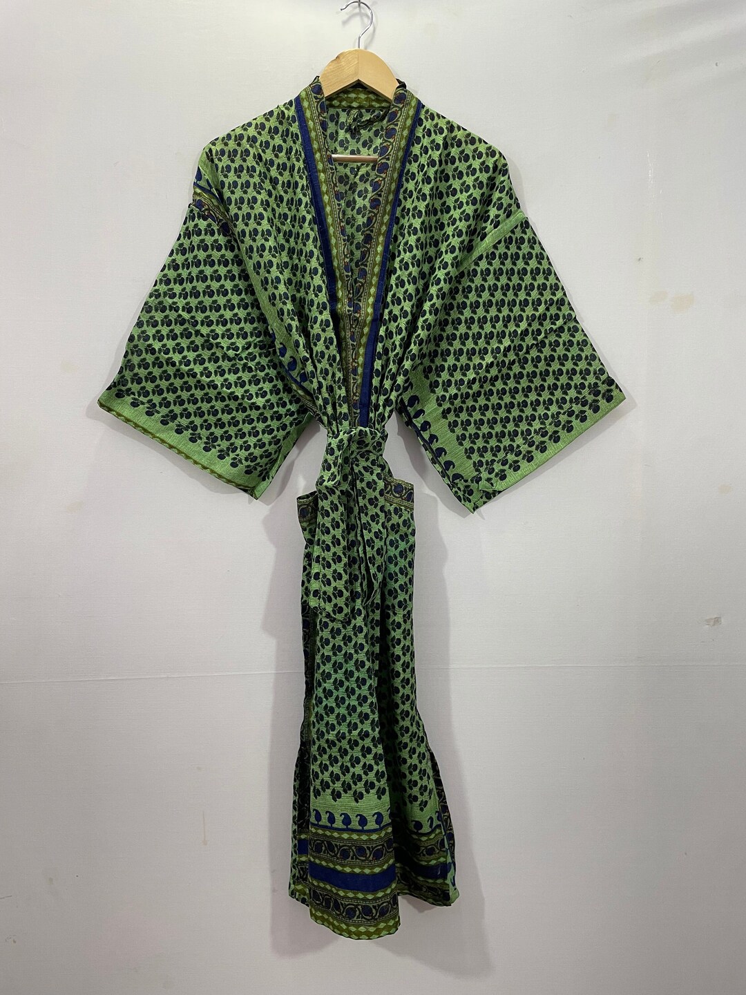 Womens Merino Wool Robe Full Length Robe With Pockets 100% - Etsy