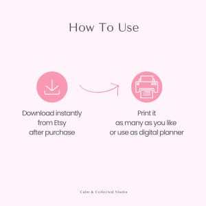 Printable Clean & Chic Weekly Planner 01, A4 Weekly Planner instant ...