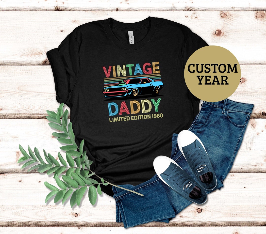 Vintage Daddy T-shirt, 60s Birthday Gift for Dad - Etsy
