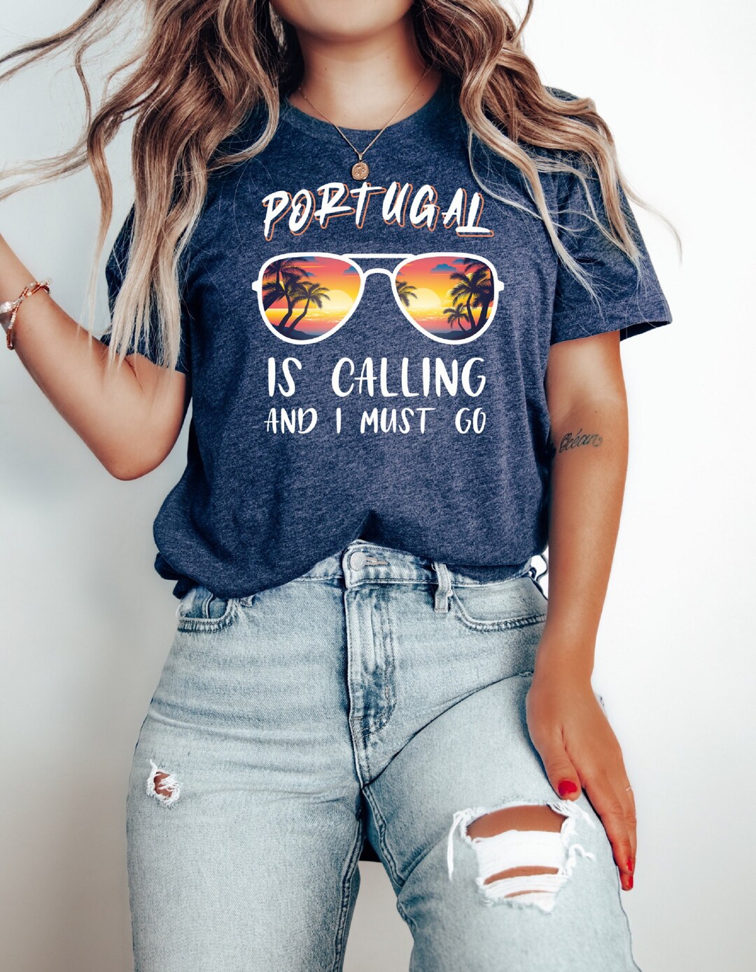 Portugal is Calling and I Must Go T-shirt | Celebrate Your Adventure in ...