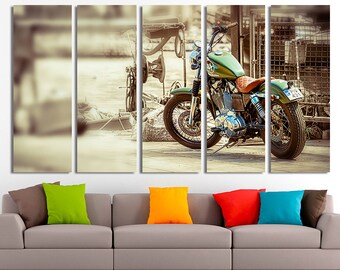 Motorcycle decor | Etsy