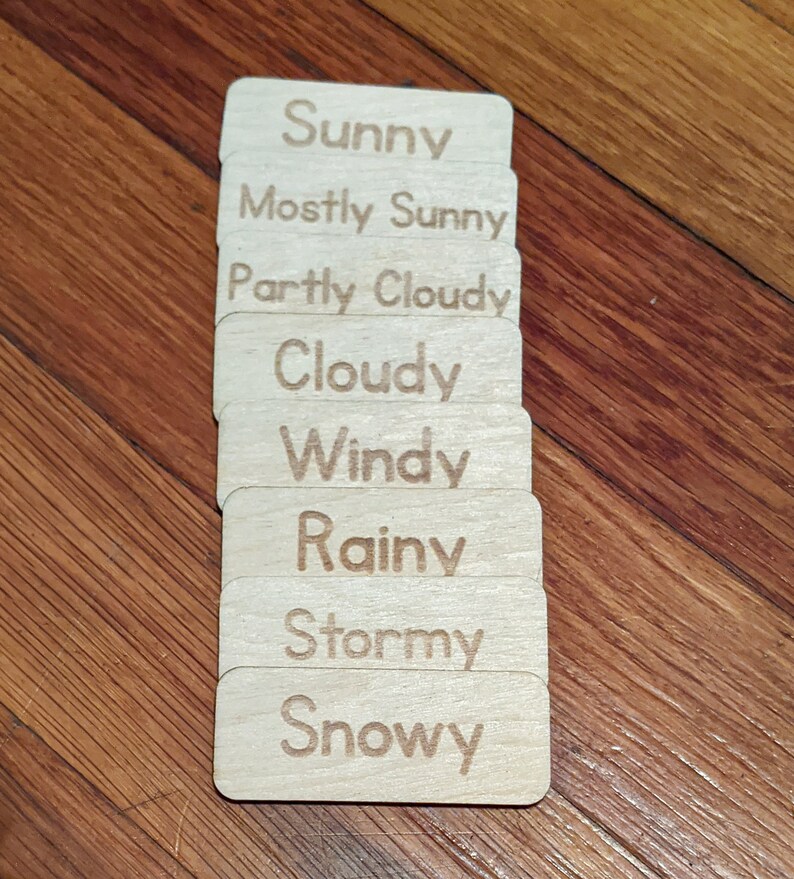 Weather Story Blocks and Story Board - Etsy