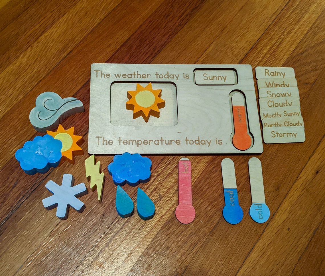 Weather Story Blocks and Story Board | Etsy