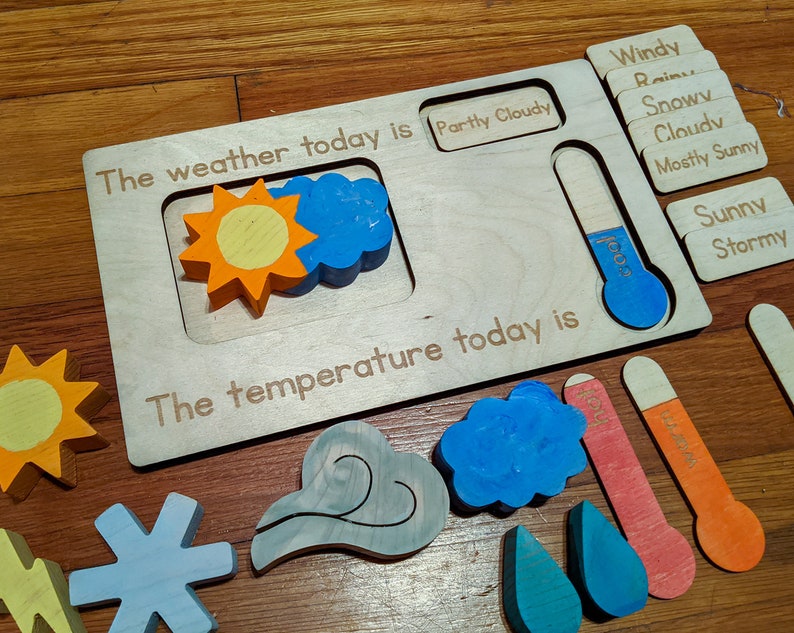 Weather Story Blocks and Story Board - Etsy