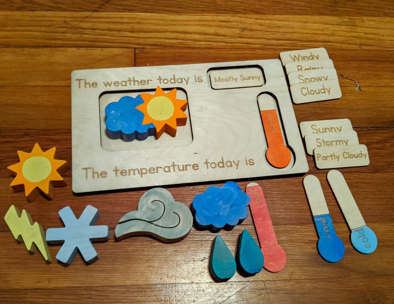 Weather Story Blocks and Story Board - Etsy
