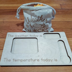 Weather Story Blocks and Story Board - Etsy