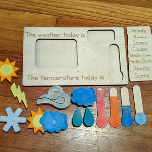 Weather Story Blocks and Story Board - Etsy