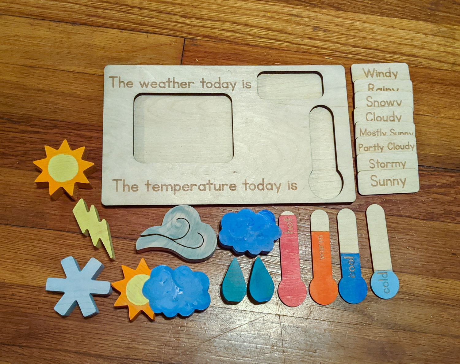 Weather Story Blocks and Story Board - Etsy